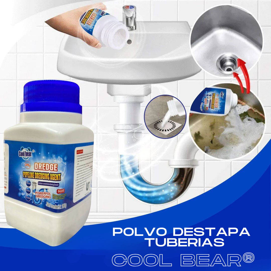 POLVO DESTAPA TUBERIAS - COOL BEAR® - 2x1 – EcuaTrend